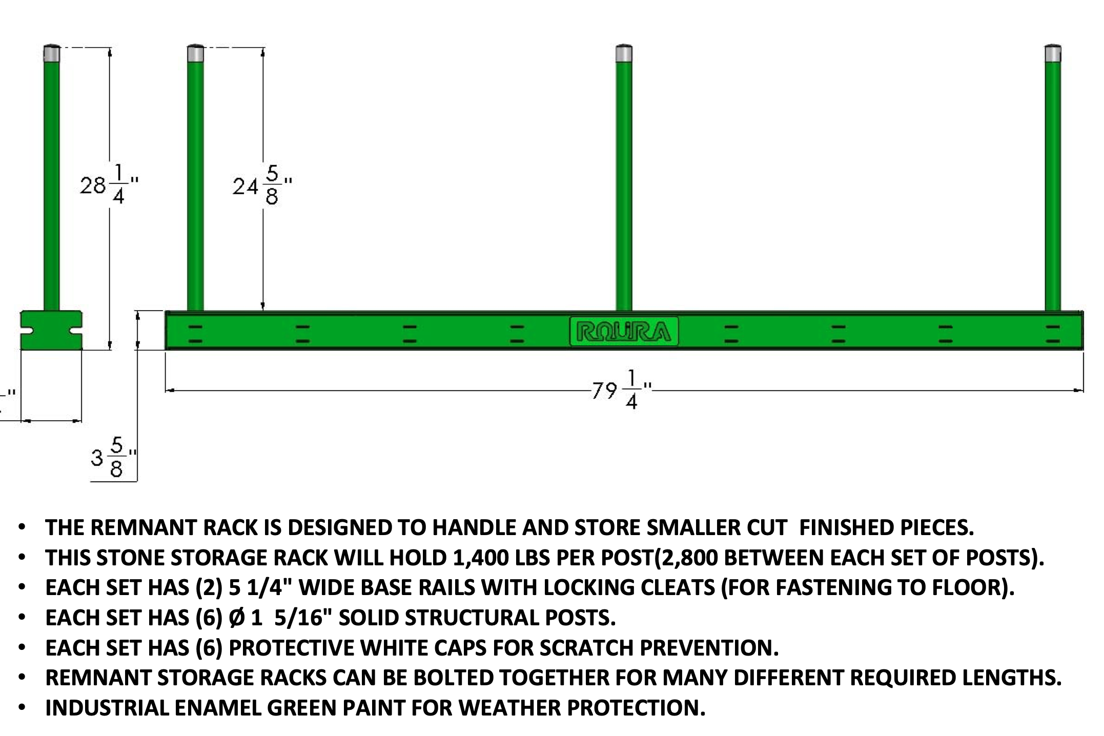 oura Ultimate Remnant Rack (79") - RRR-79-ULT Catalog Products Preview